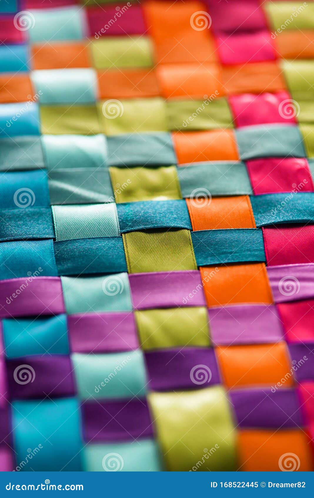 Pattern with Intertwined Ribbons. Color Background Stock Image - Image ...