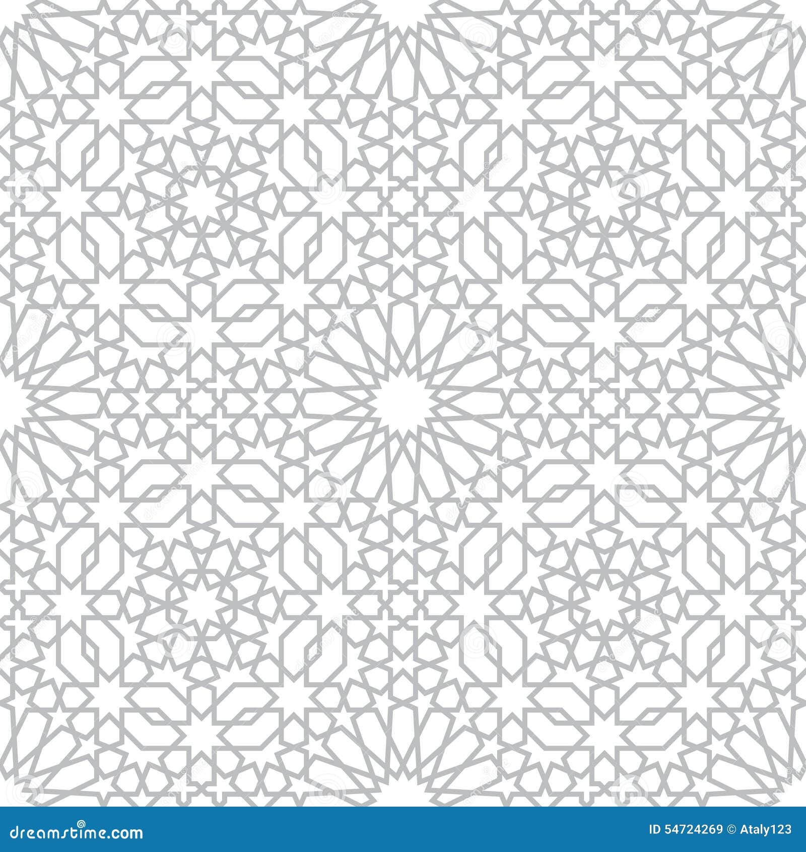 Pattern in islamic style stock vector. Illustration of muslim - 54724269