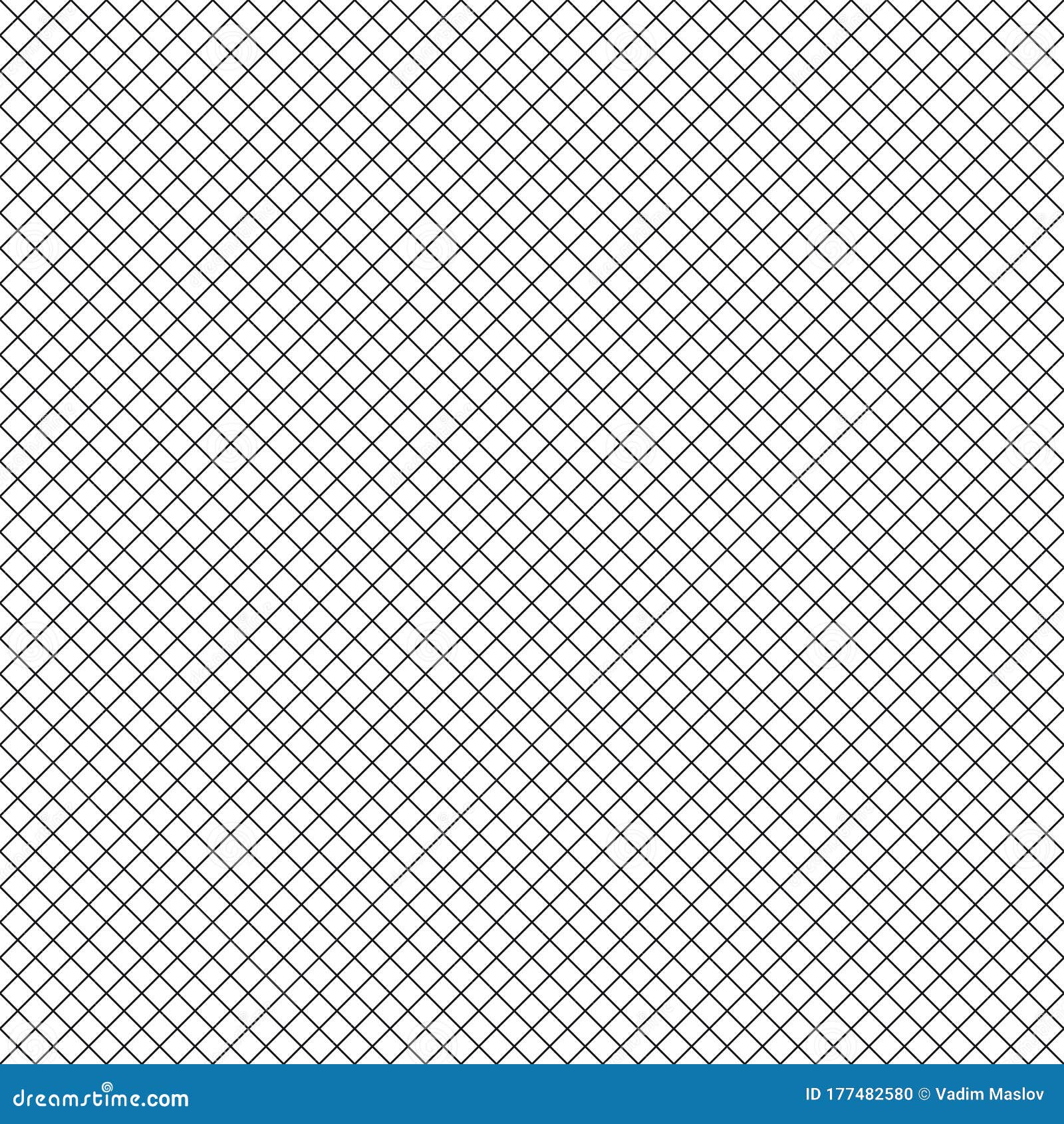 Pattern with Isometric Grid on White Background. Stock Vector ...