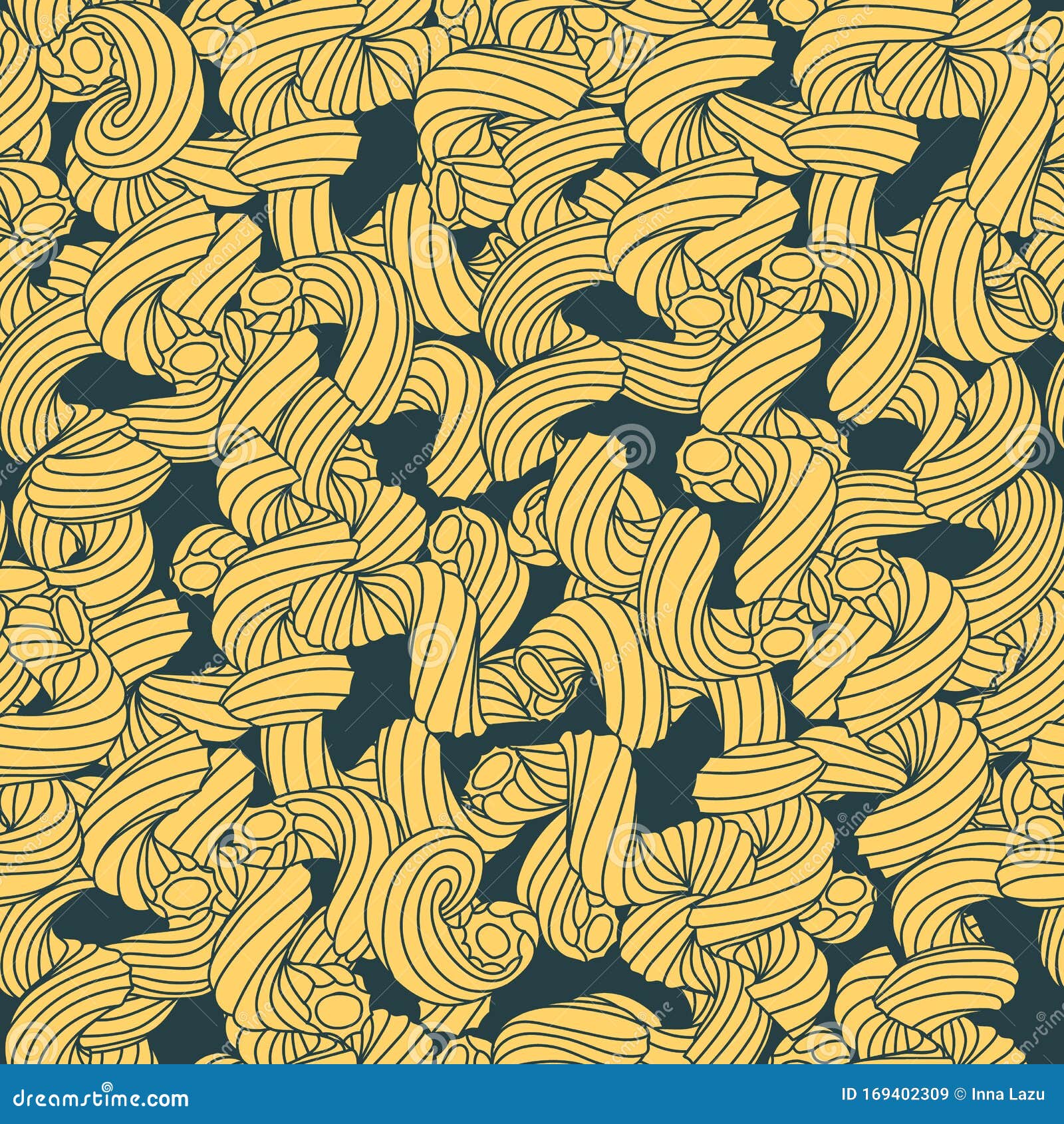 Pattern of italian pasta stock vector. Illustration of flyer - 169402309