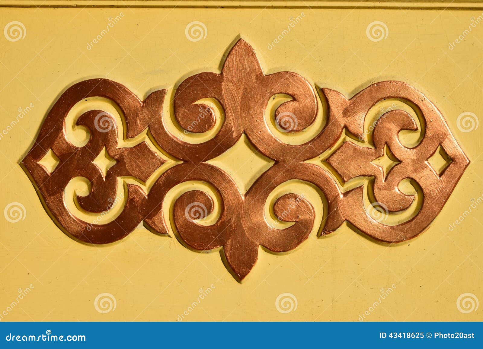 Pattern in Kazakh National Style Stock Image - Image of original ...