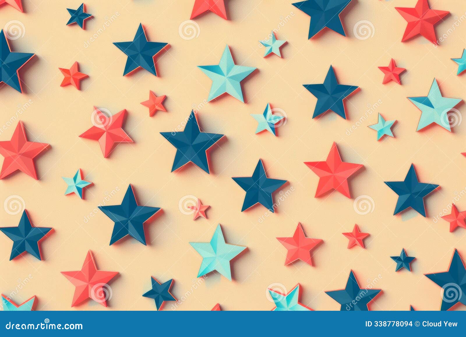 Pattern Layout of Success Symbols Like Stars and Checkmarks. Stock ...