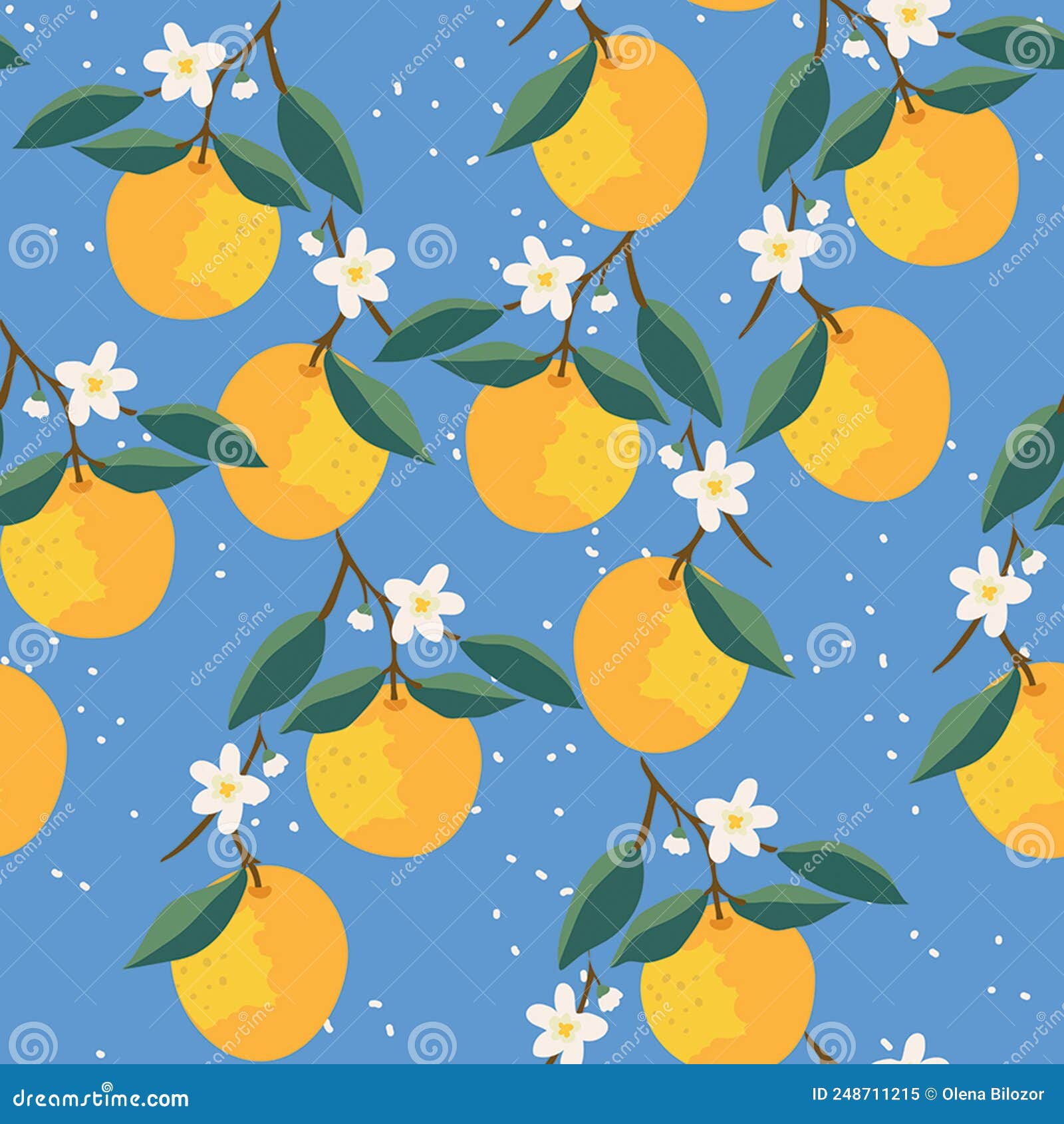 Pattern lemon stock vector. Illustration of repeat, lemon - 248711215