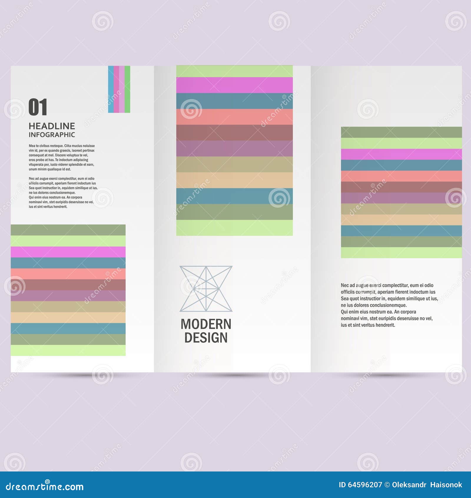 Pattern Line Abstract Design in A4. Modern Vector Background Stock ...