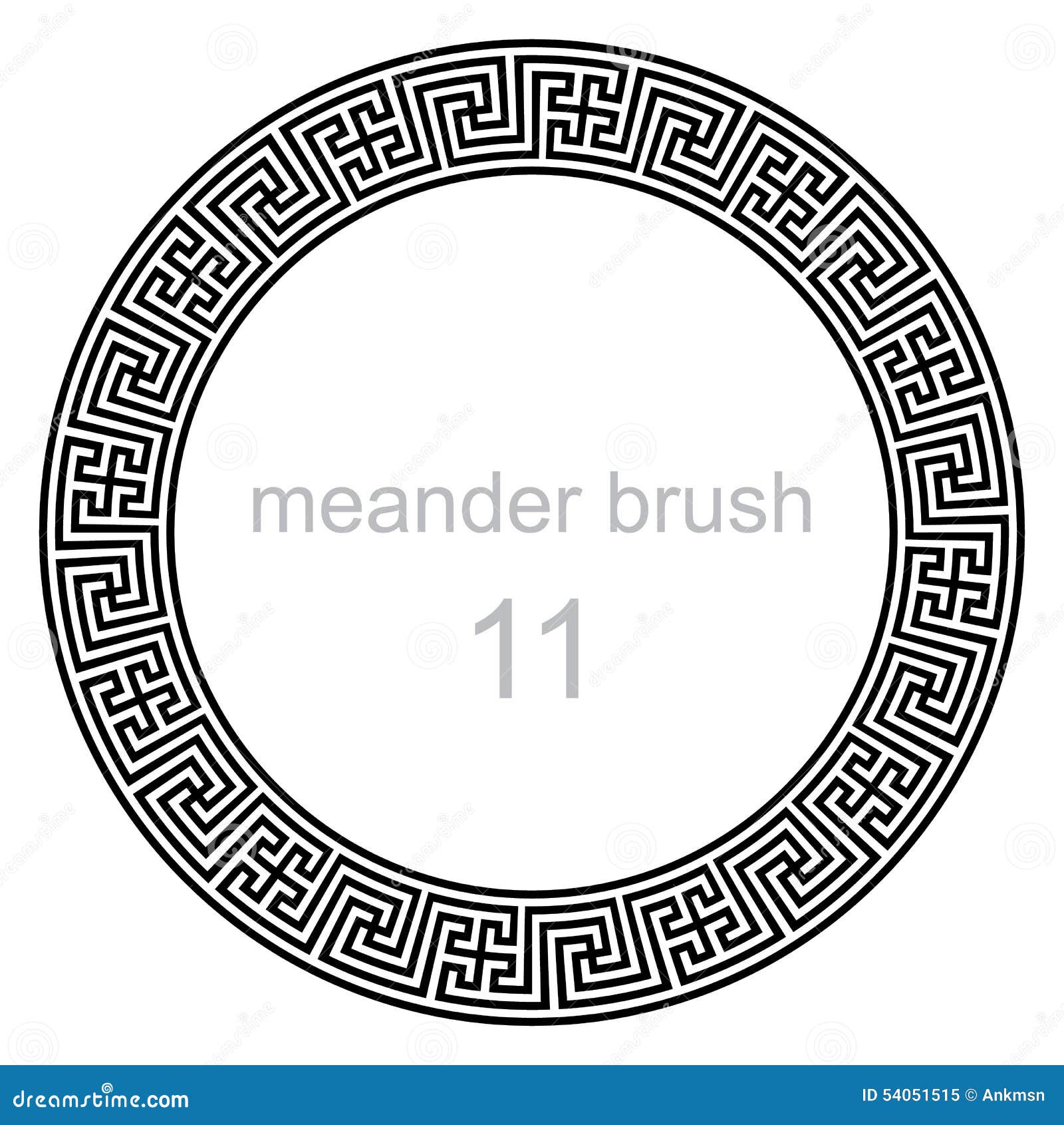 Pattern Line Ancient Meander Stock Vector - Illustration of culture ...