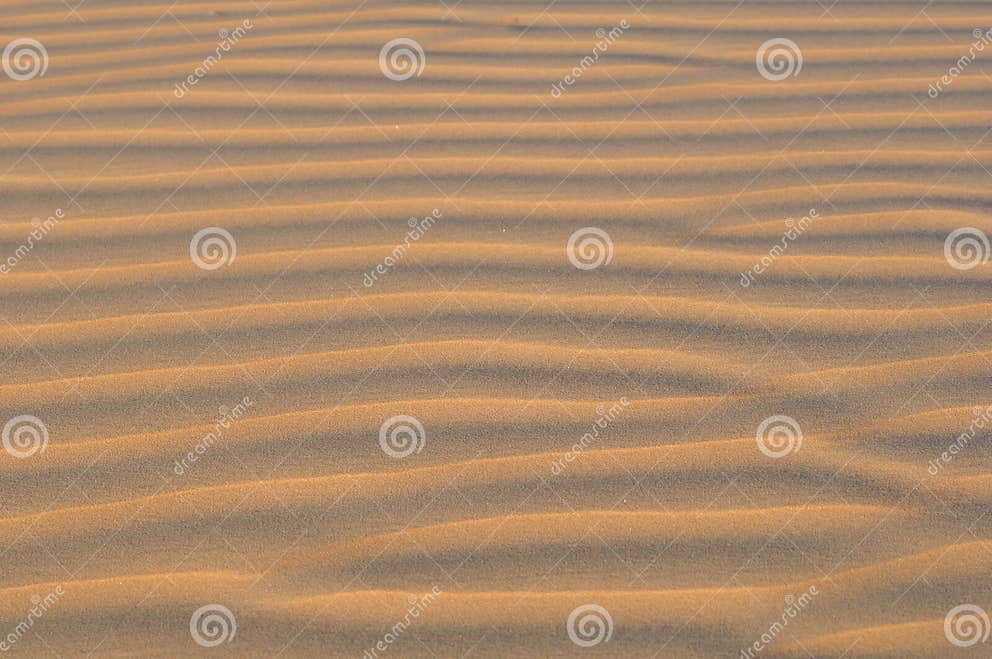 Pattern of Lines in Desert Sand Stock Photo - Image of background ...