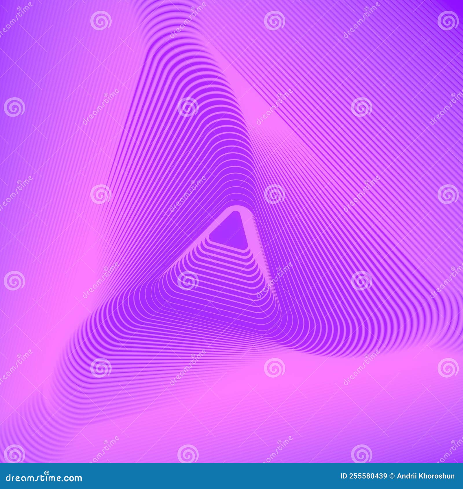 Pattern of Lines, on a Violet Background. Creative Design. 3d Rendering ...