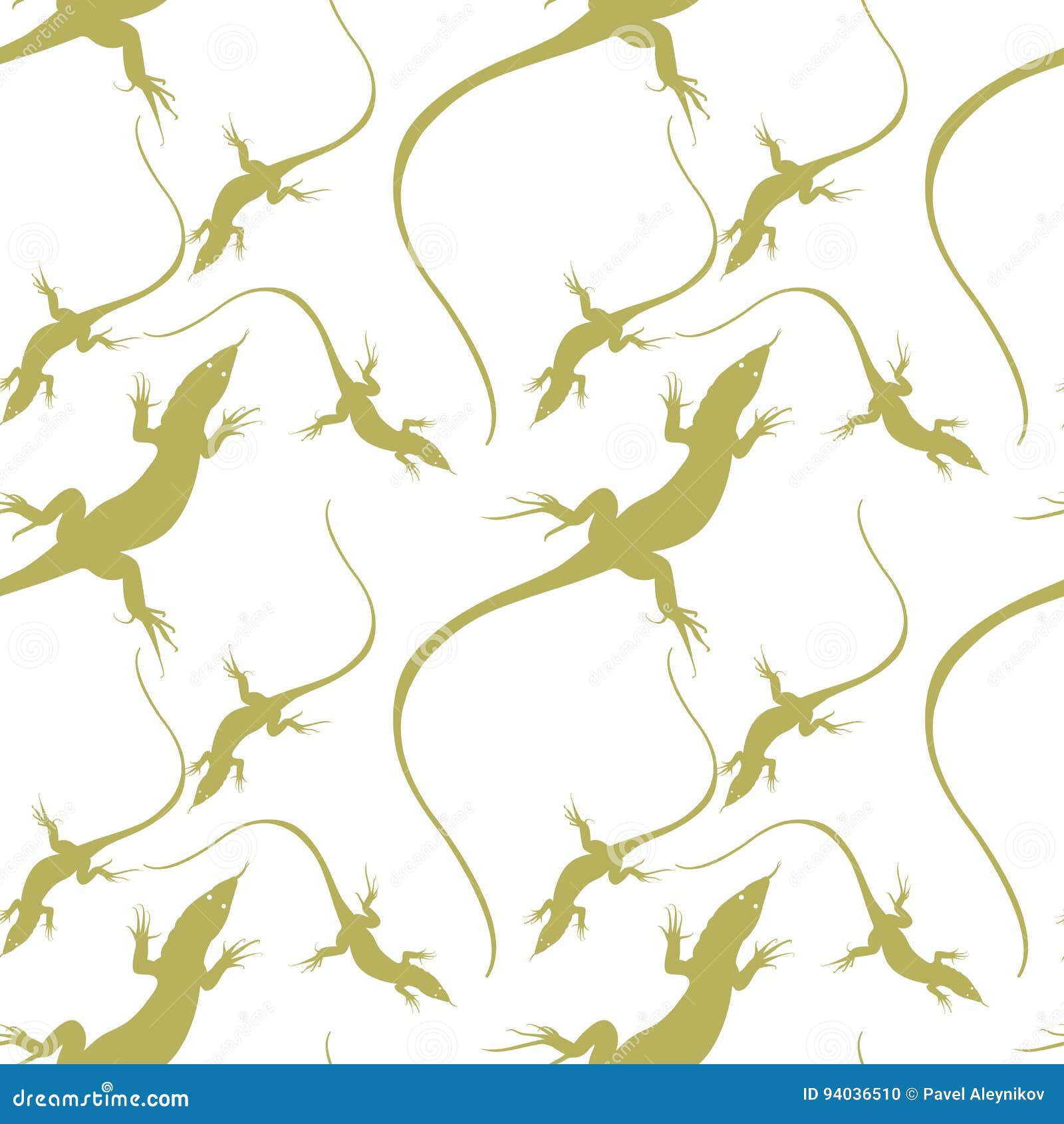 Pattern with a Lizard. Vector Image Stock Vector - Illustration of ...