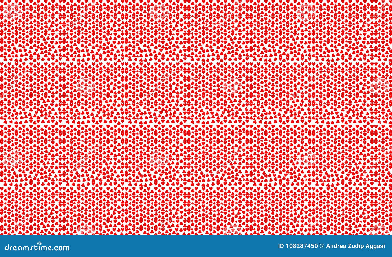 Pattern Love with Red Color Stock Illustration - Illustration of ...