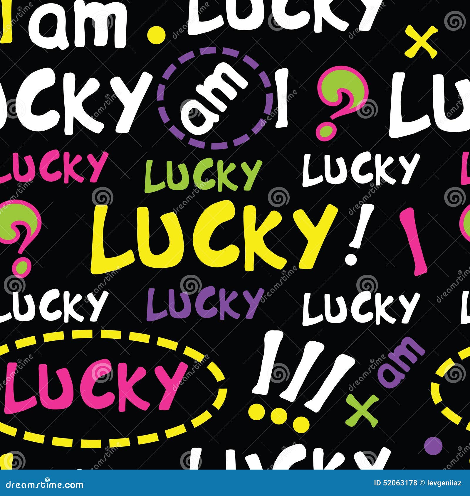 Pattern Lucky Lettering Stock Illustrations – 1,135 Pattern Lucky ...