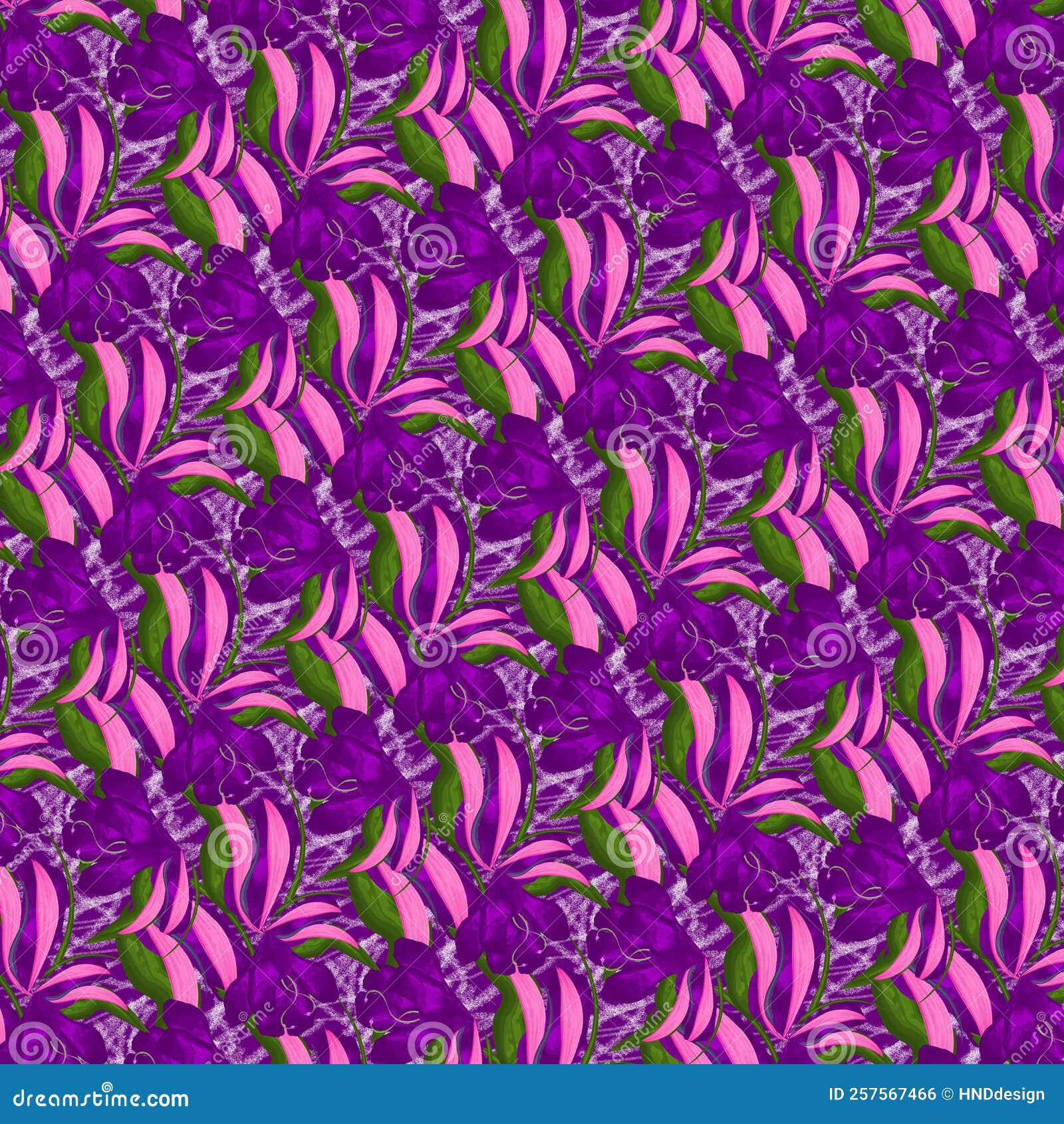 Pattern Made with Digital Watercolor Leaf Shapes, Design Suitable for ...