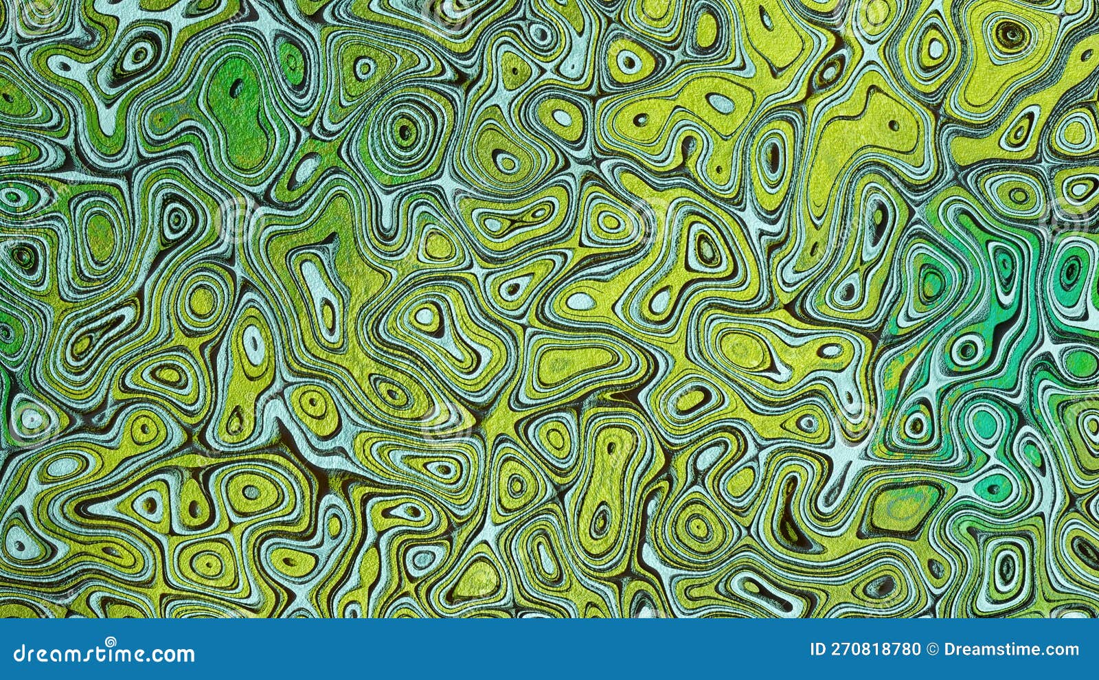 A Pattern Made of Irregular Curves that Looks Like a Wetland ...