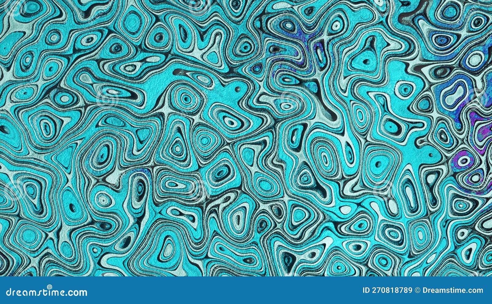 A Pattern Made of Irregular Curves that Looks Like a Wetland ...