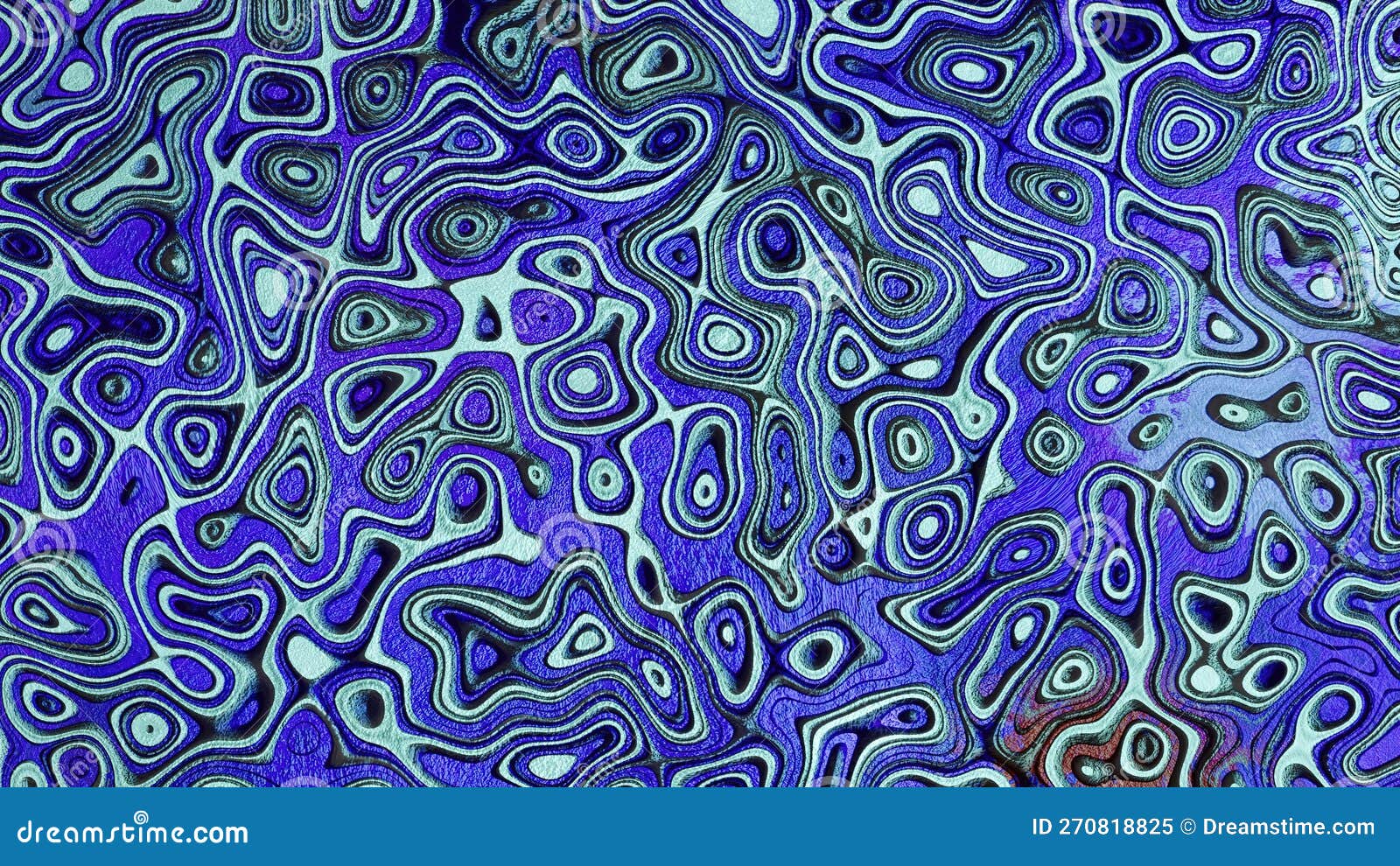 A Pattern Made of Irregular Curves that Looks Like a Wetland ...