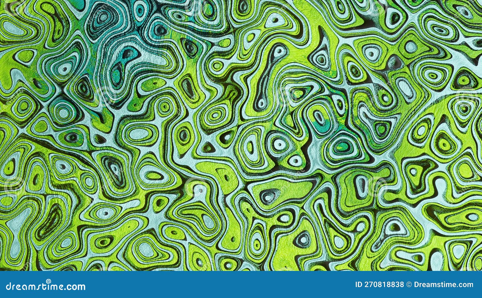 A Pattern Made of Irregular Curves that Looks Like a Wetland ...