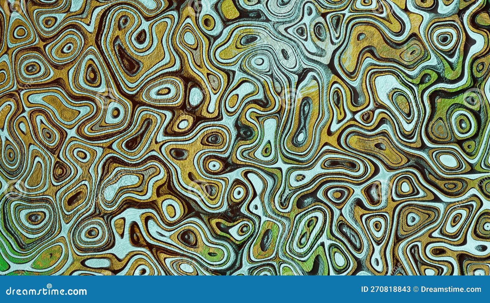 A Pattern Made of Irregular Curves that Looks Like a Wetland ...