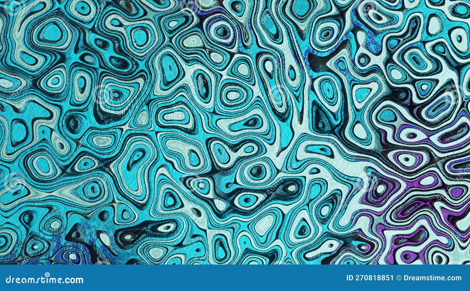 A Pattern Made of Irregular Curves that Looks Like a Wetland ...