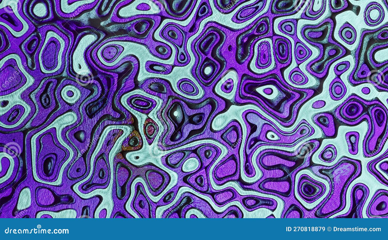 A Pattern Made of Irregular Curves that Looks Like a Wetland ...