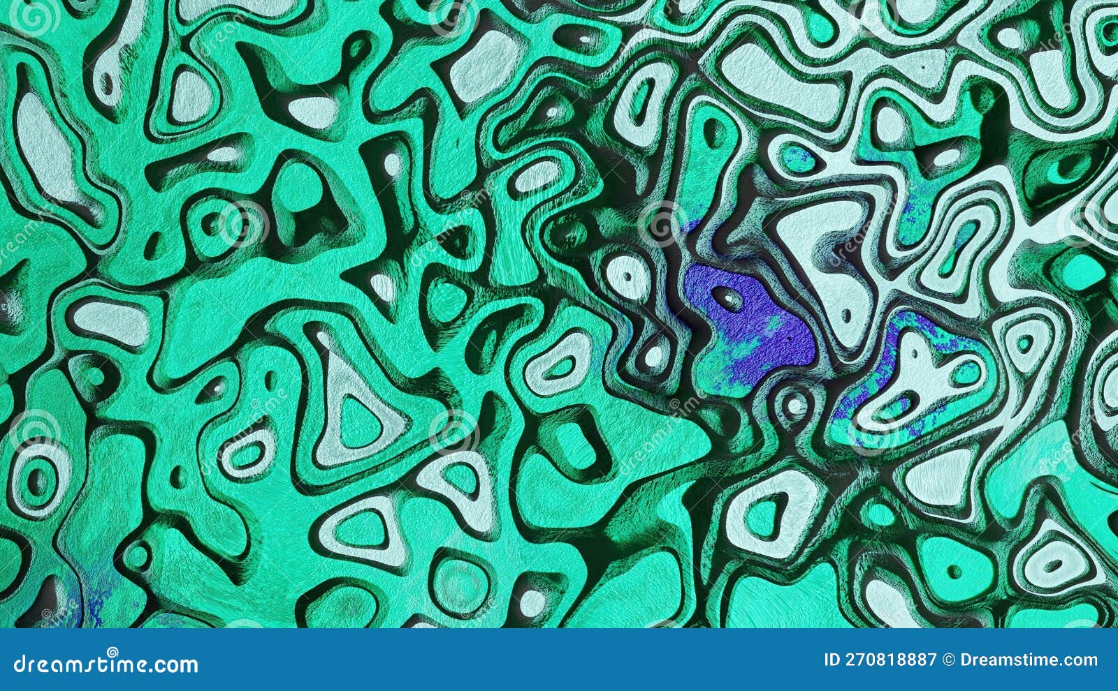 A Pattern Made of Irregular Curves that Looks Like a Wetland ...