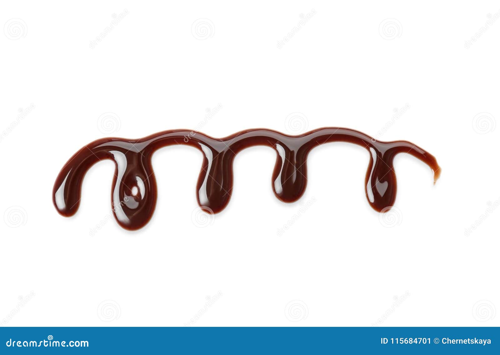 Pattern Made of Melted Chocolate Stock Image - Image of closeup ...