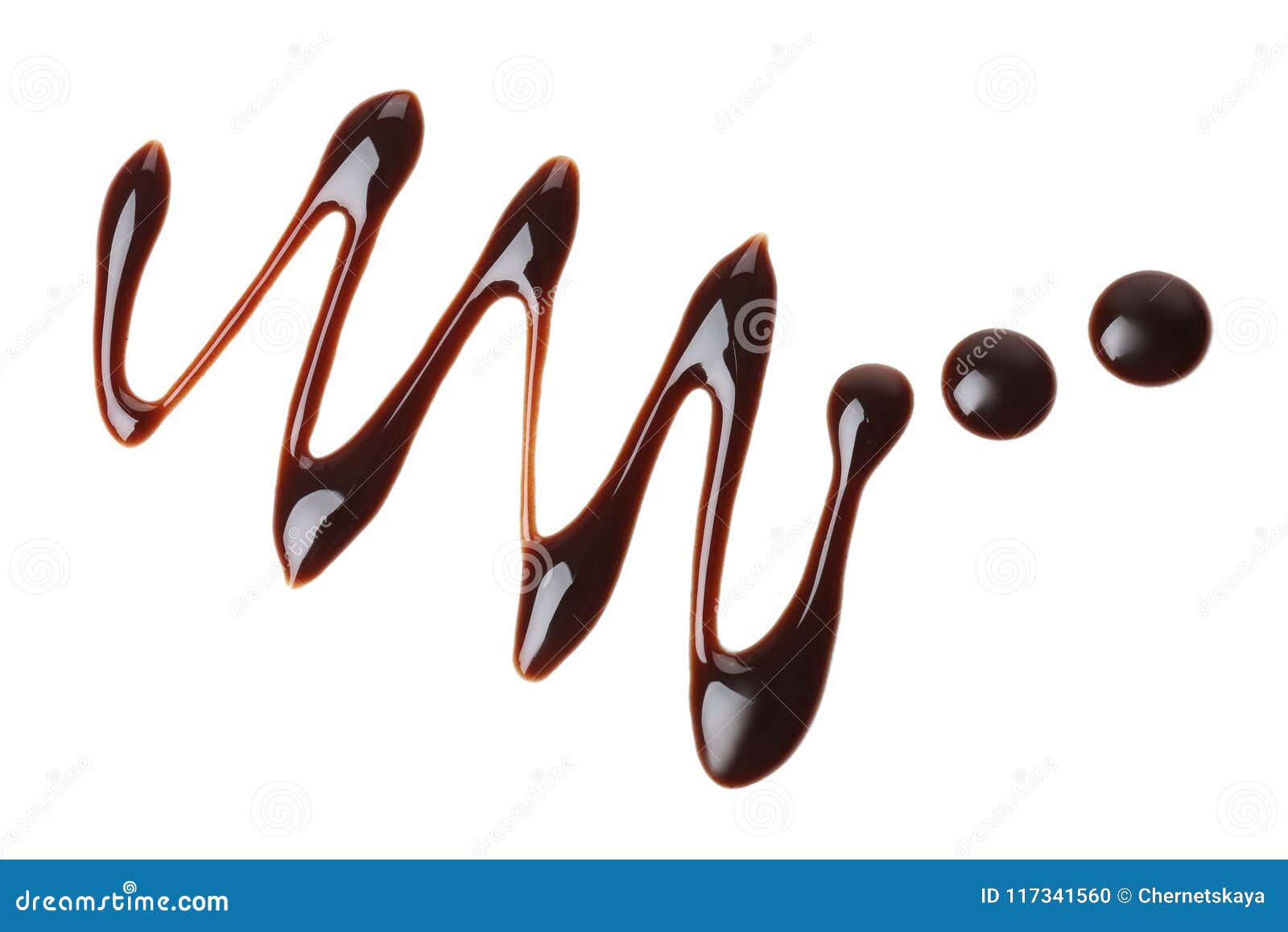 Pattern Made of Melted Chocolate Stock Photo - Image of isolated, black ...