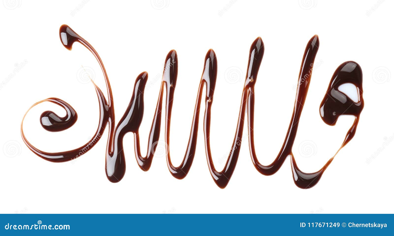 Pattern Made of Melted Chocolate Stock Image - Image of pattern ...