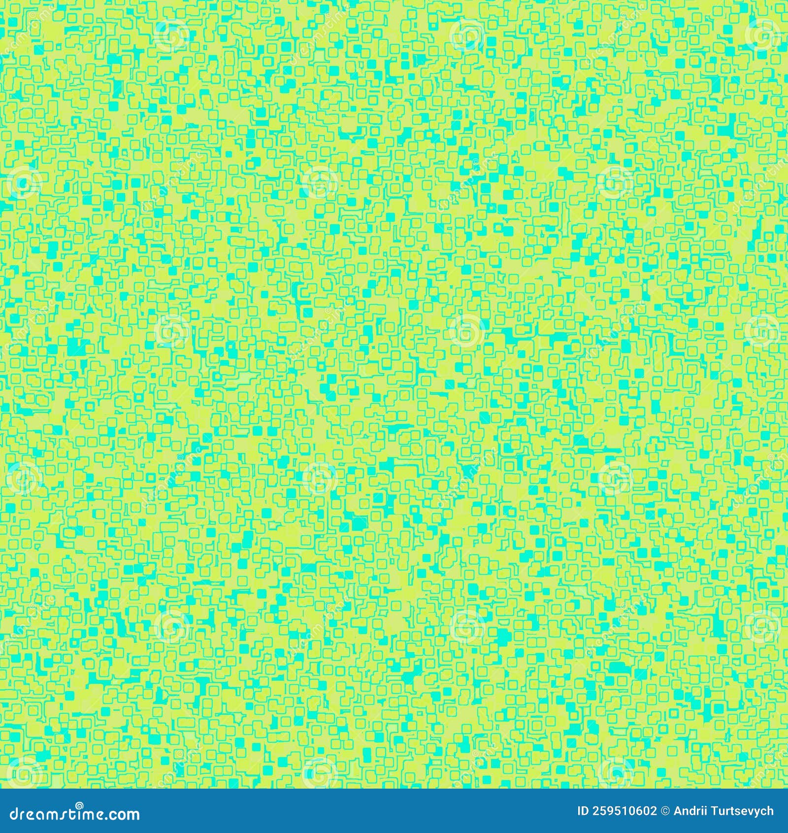 Pattern Made of Rectangular Yellow Blue Noise Stock Illustration ...