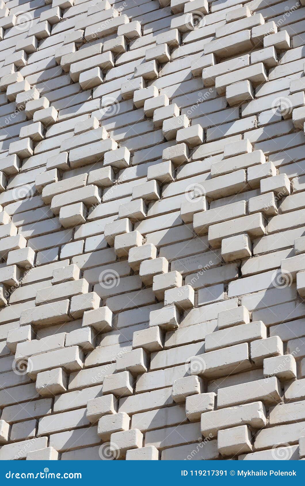 A Pattern Made of White Bricks in the Form of Diamond Shapes. De Stock ...