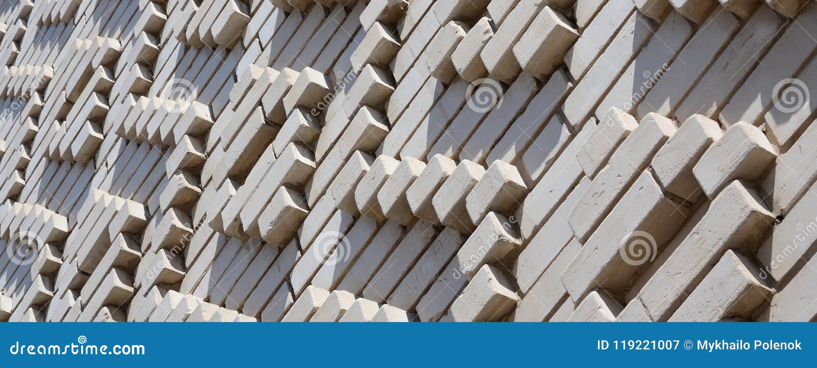 A Pattern Made of White Bricks in the Form of Diamond Shapes. De Stock ...