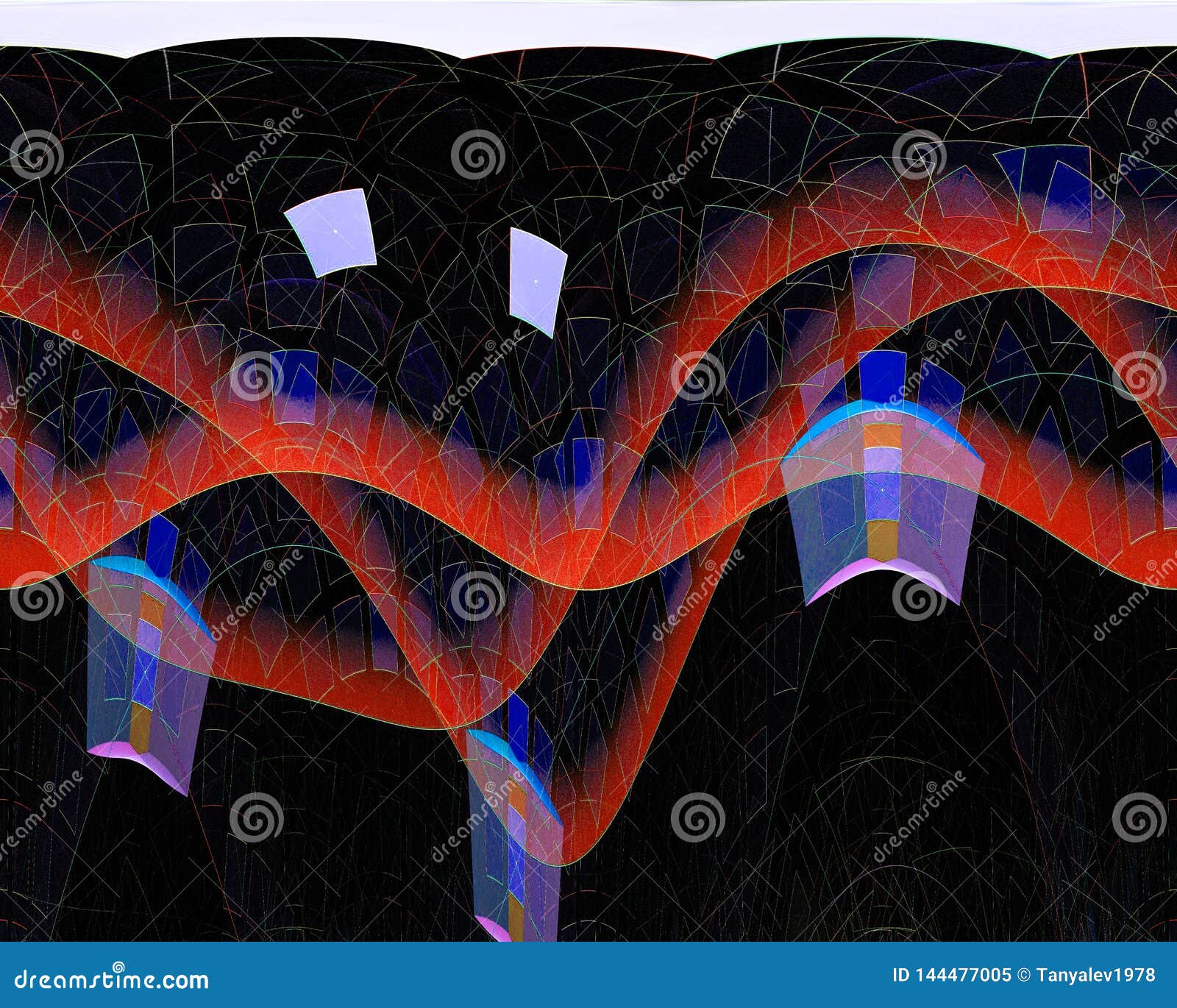 Pattern Magic Curve , Science Imagination , Template Curl Beautiful ...