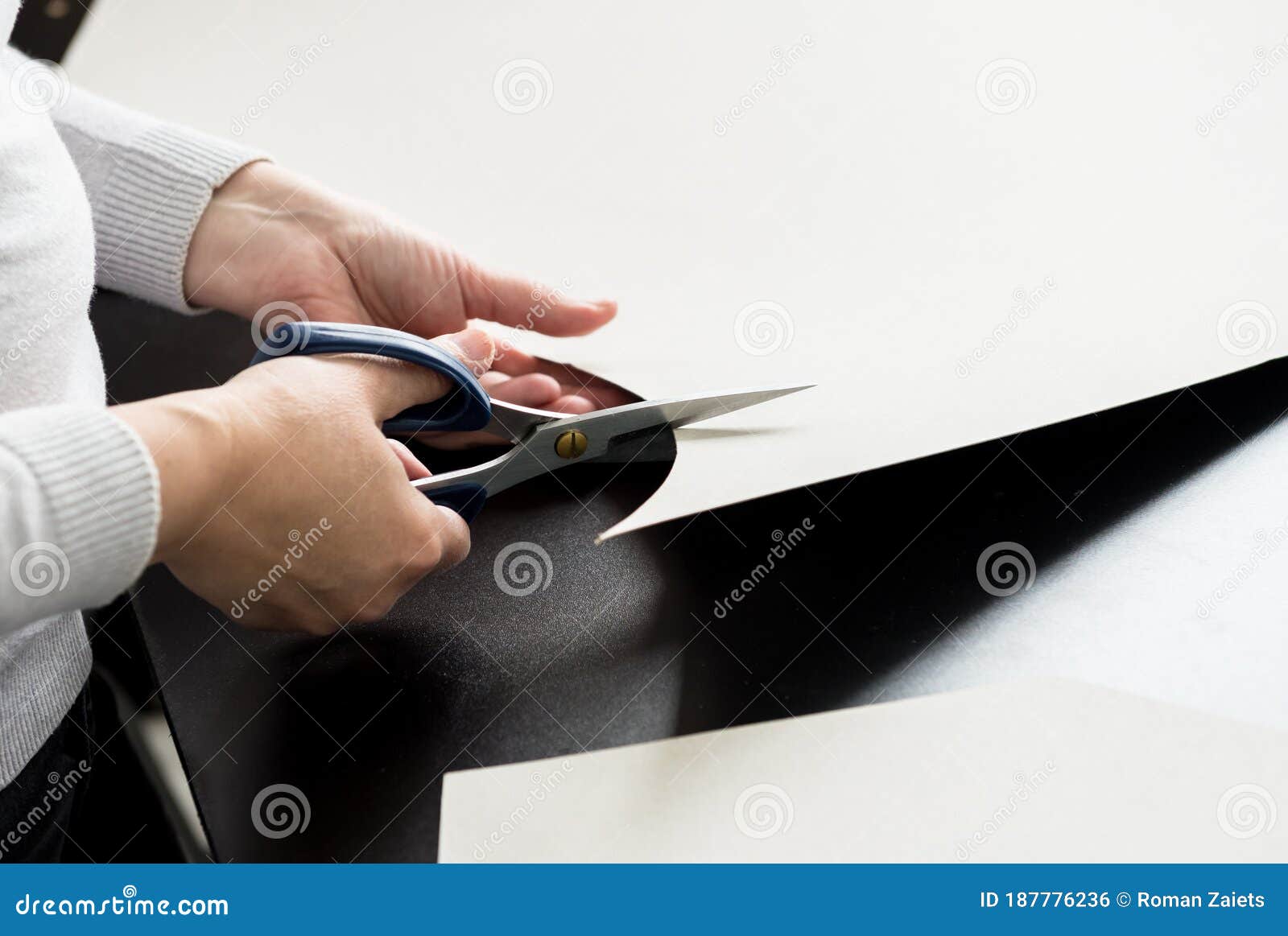 Pattern Making Process. Fabric Industry Production Line. Textile ...