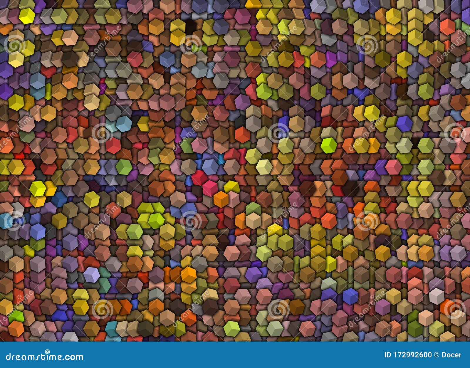 Pattern from Many Multicolored Cubes Stock Photo - Image of geometrical ...