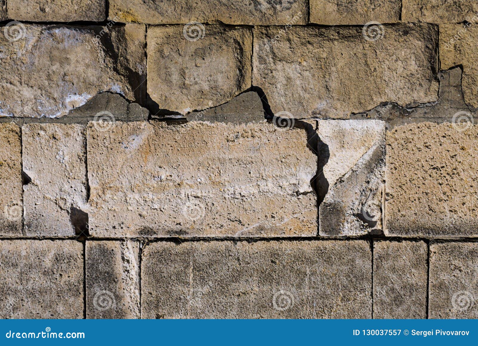 Pattern Masonry Gray Large Stones Rectangular Uneven Weathered Surface ...