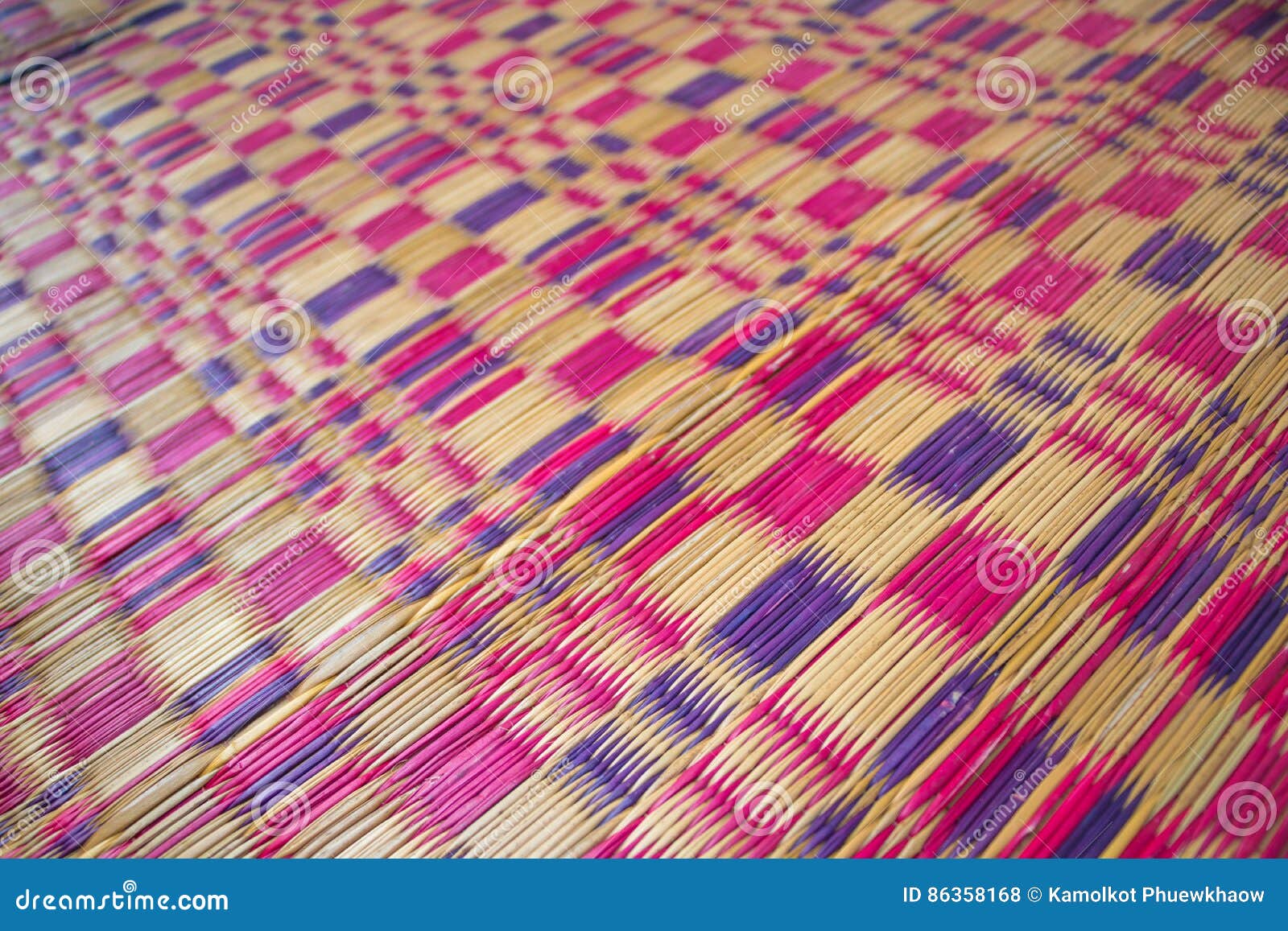 Pattern of the Mat in Local Traditional Thailand Stock Photo - Image of ...