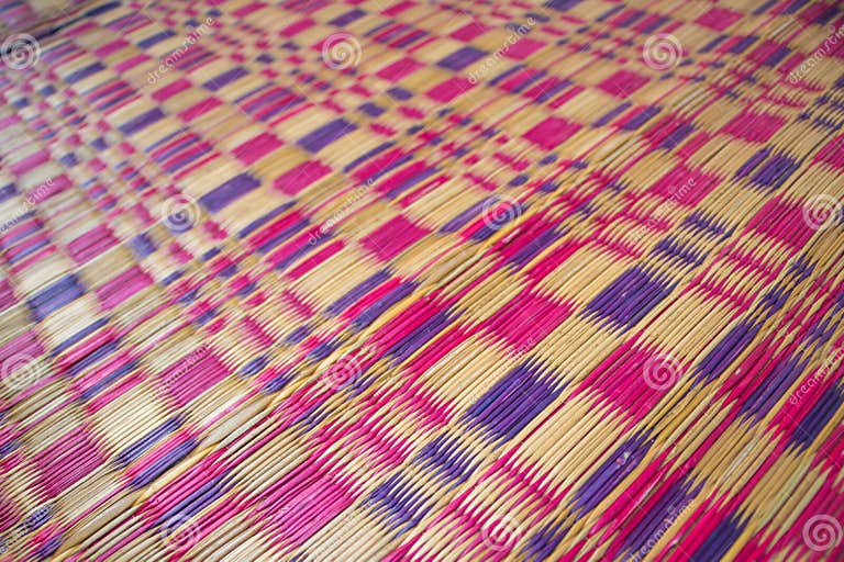 Pattern of the Mat in Local Traditional Thailand Stock Photo - Image of ...