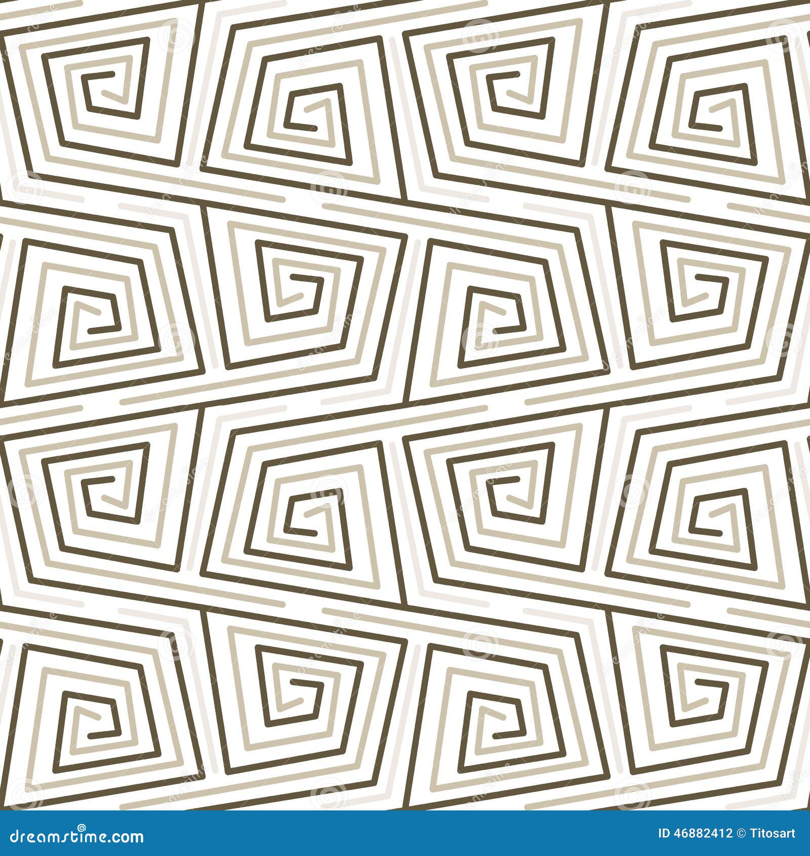 Pattern Meander stock vector. Illustration of backdrop - 46882412