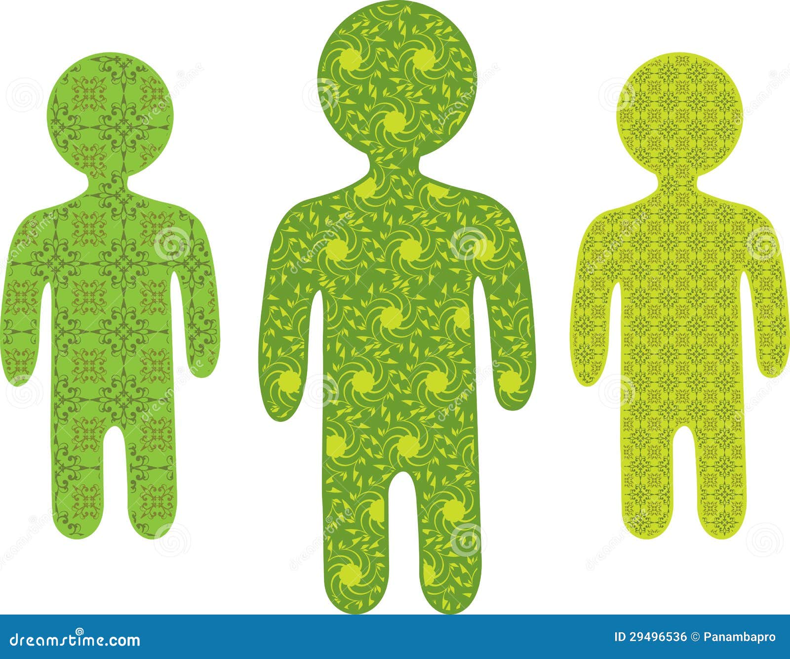 Pattern men stock vector. Illustration of design, figurine - 29496536