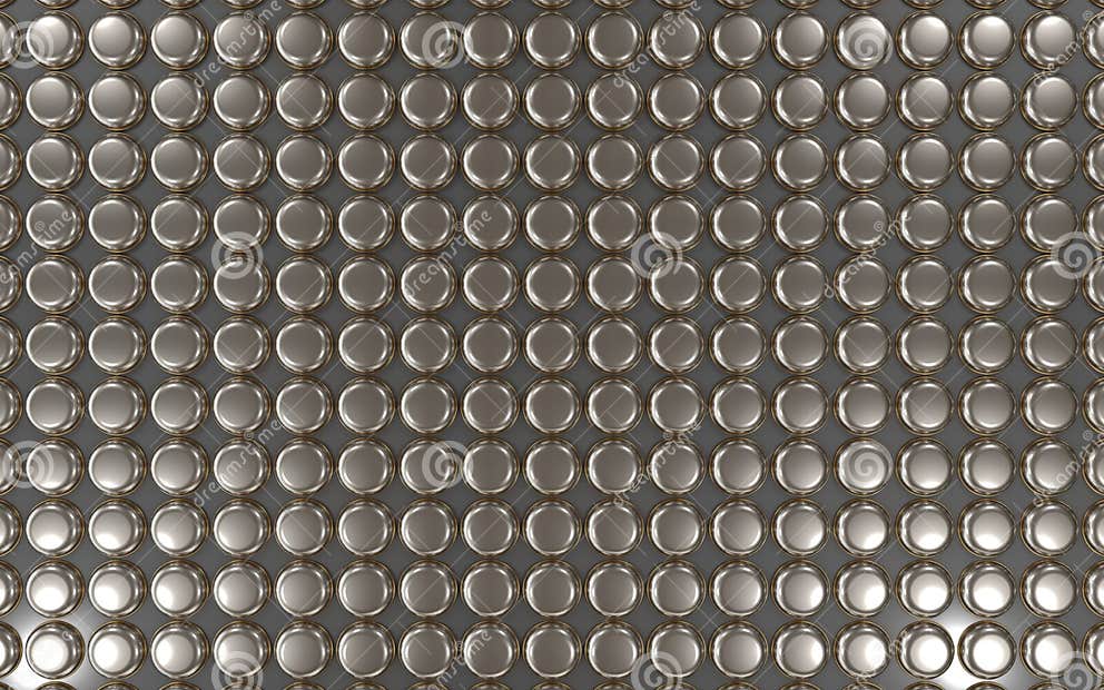 Metal Circle Pattern 3d Render Stock Illustration - Illustration of ...