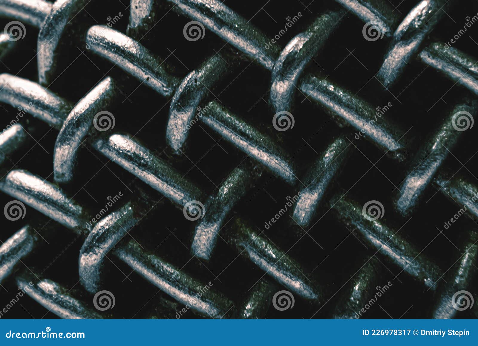 The Pattern of the Metal Mesh of the Microphone. Stock Image - Image of ...