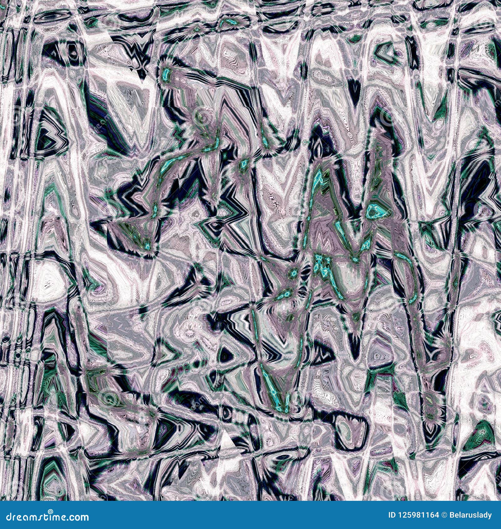 Pattern in Metal Zigzag and Silver Drops Stock Illustration ...