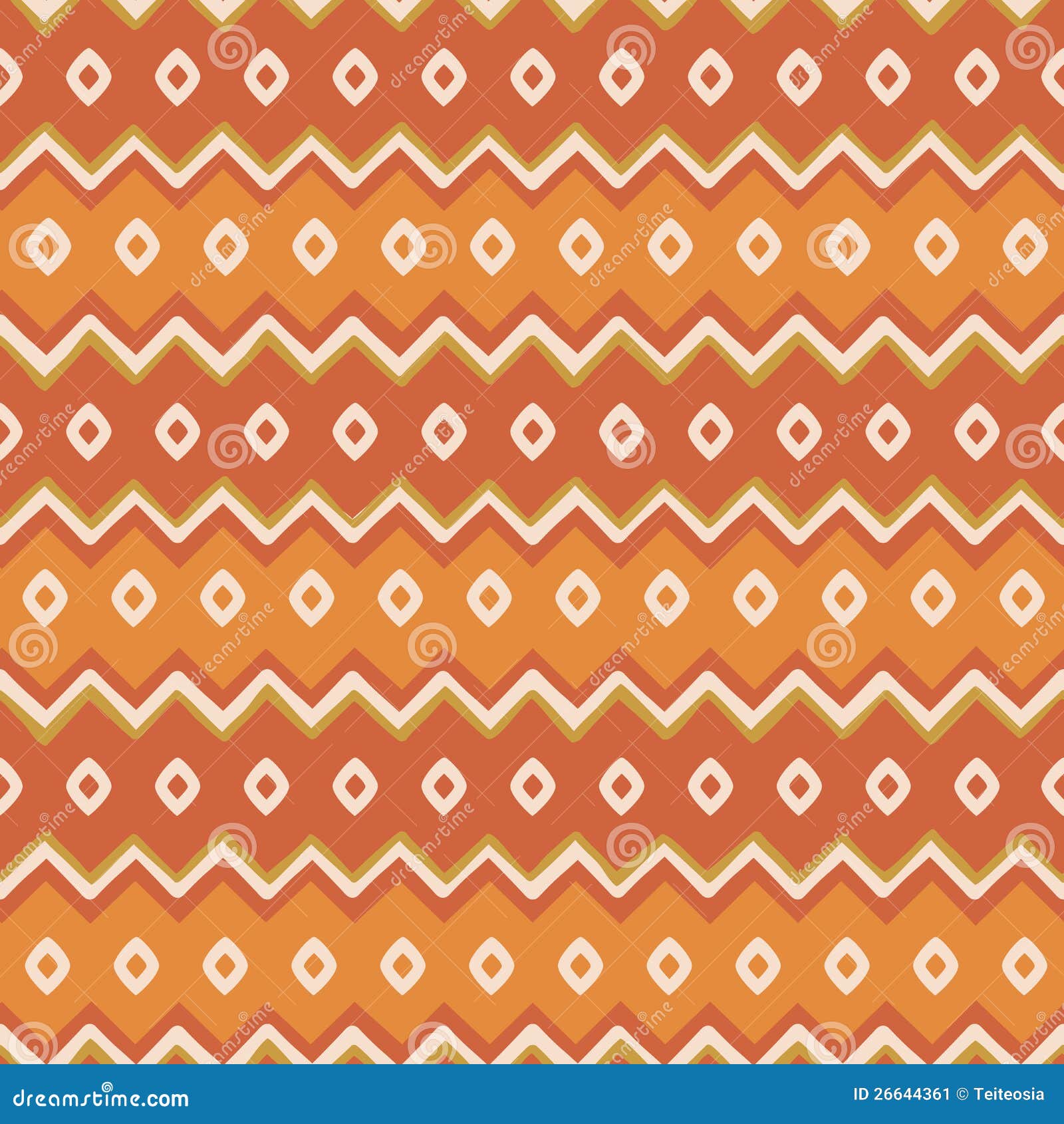 Pattern in mexican style stock vector. Illustration of backdrop - 26644361