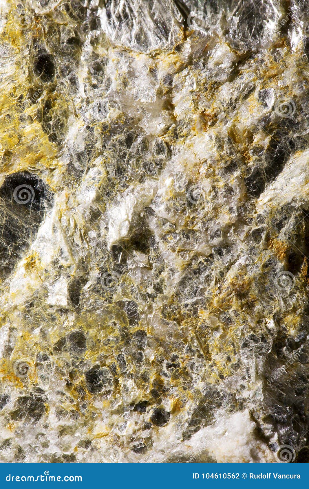 Pattern of Mica Enbedded in a Stone Stock Photo - Image of close ...