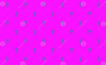 Mint Green Question Marks on Orchid Pink Background Stock Illustration ...