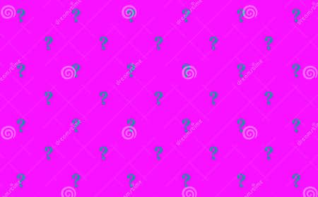 Mint Green Question Marks on Orchid Pink Background Stock Illustration ...