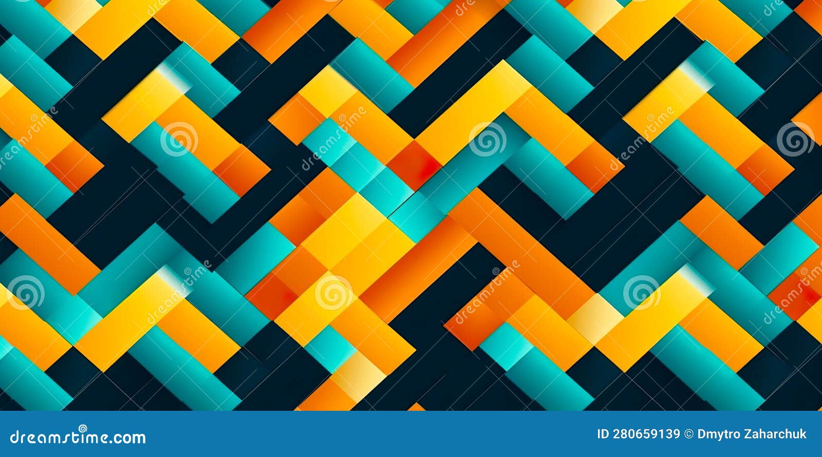 Pattern with a Mix of Contrasting Colors, Adding a Cheerful and ...