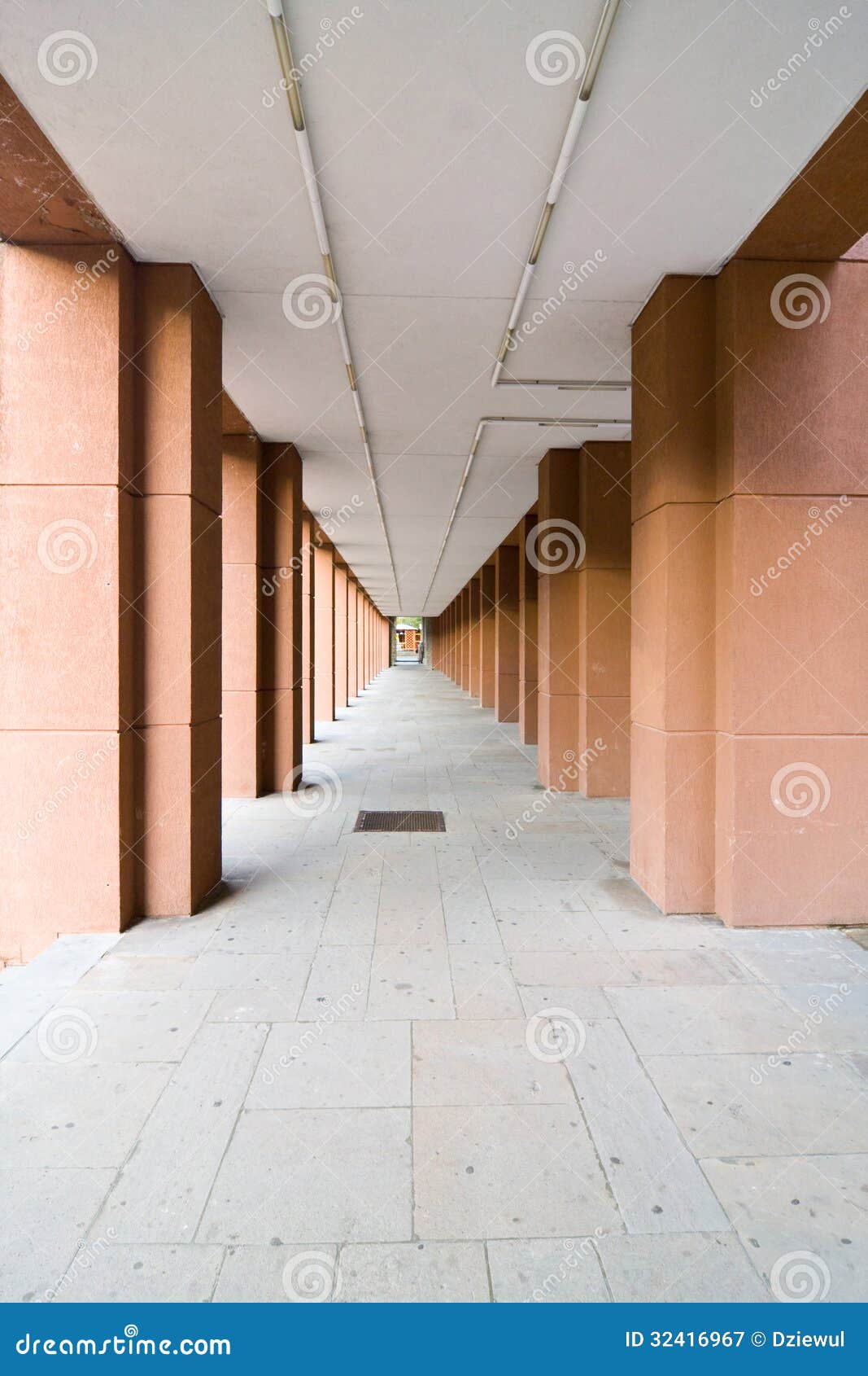 Pattern of a Modern Covered Arcade Stock Image - Image of design ...