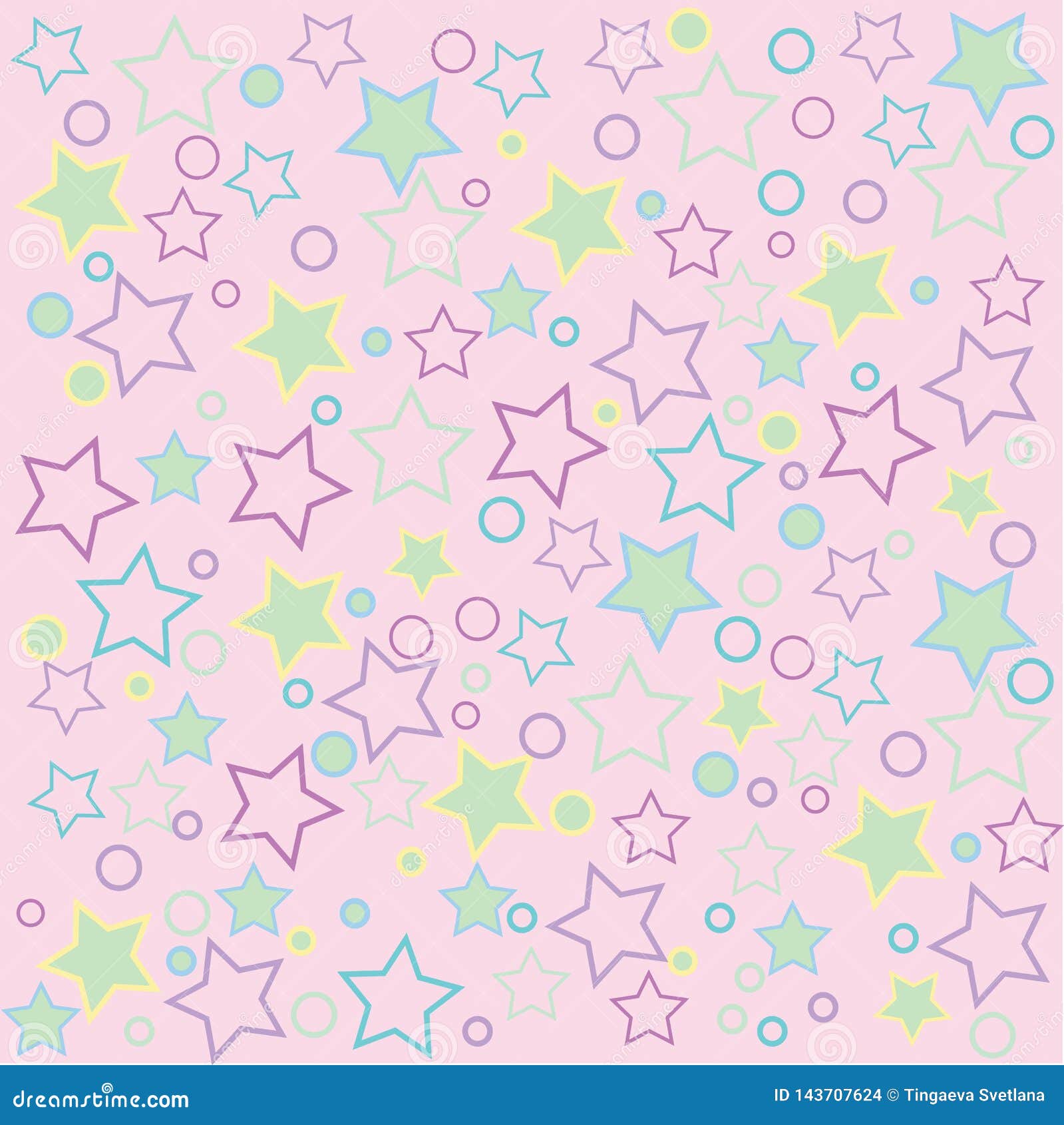 Pattern Modern Style Delicate Color. Stock Vector - Illustration of ...