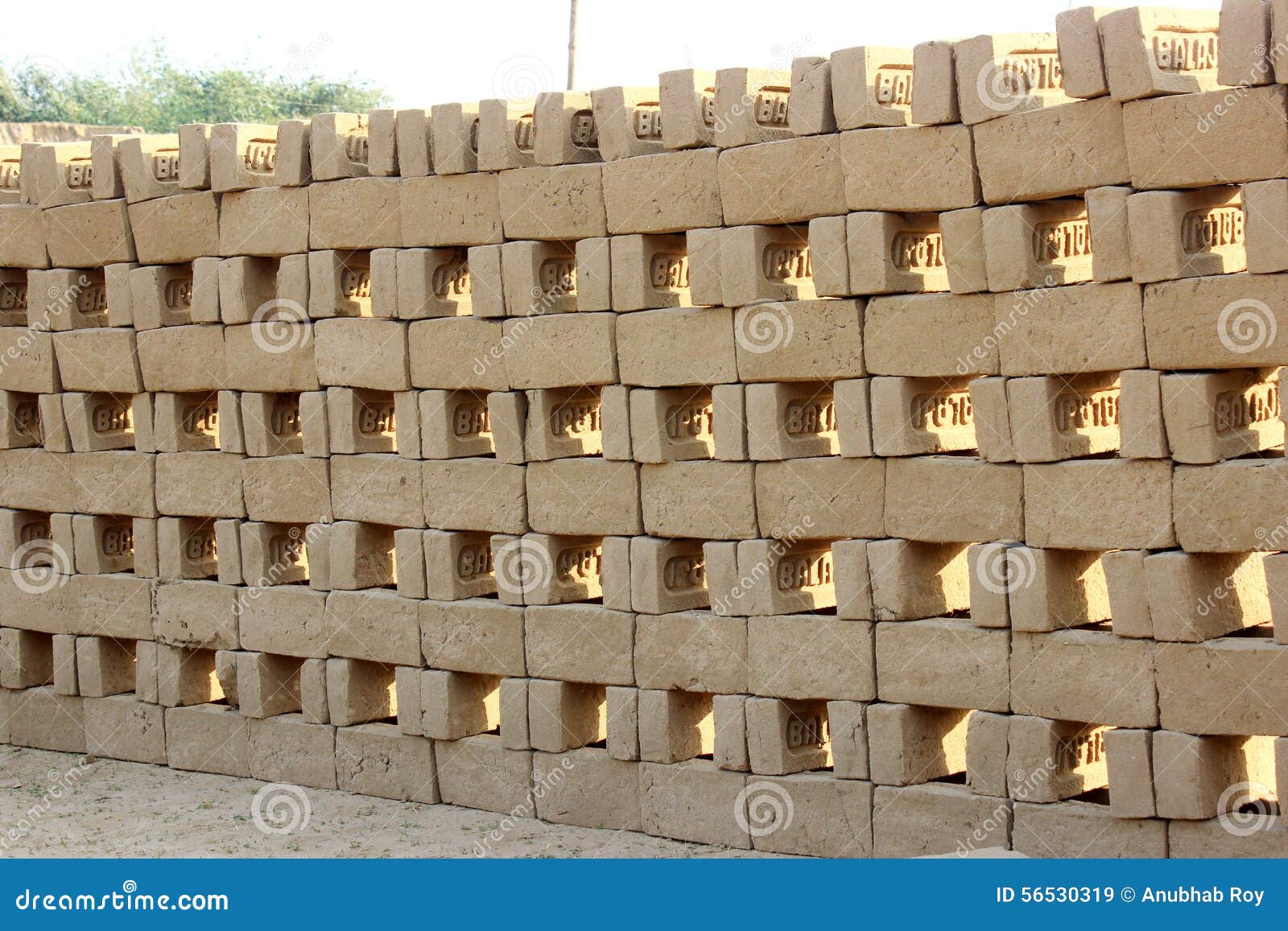 Pattern of mud bricks. editorial stock image. Image of dirty - 56530319