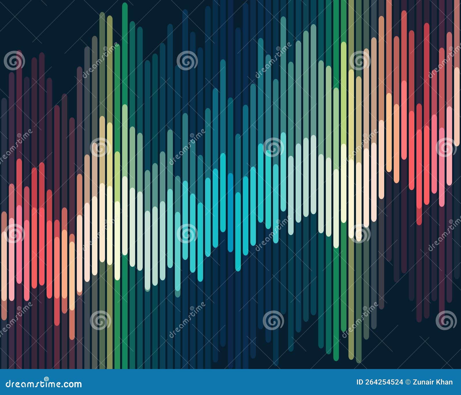 Cool Sound Lines, Music Lines, Colorful Lines, Vector Background Lines ...