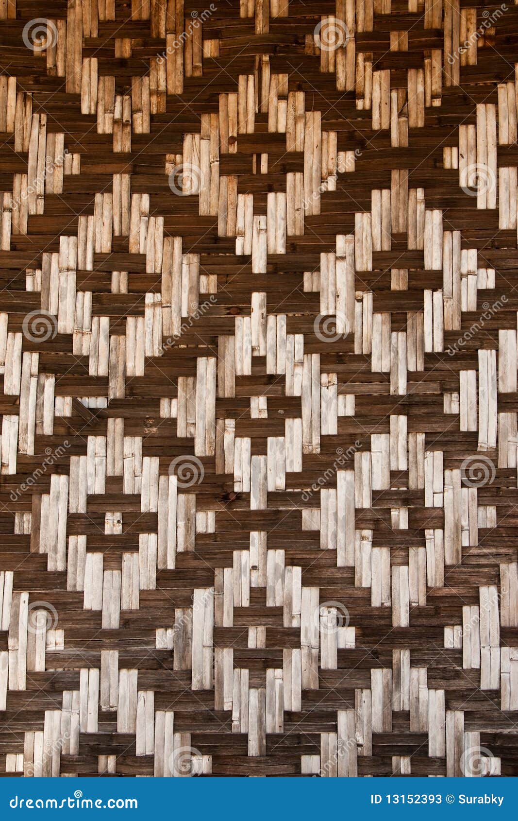 Pattern Native Thai Style Bamboo Wall Stock Image - Image of bamboo ...